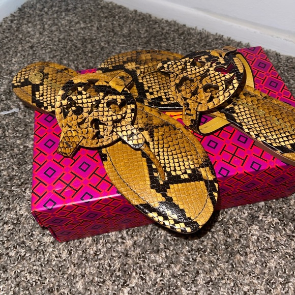 Tory Burch | Shoes | Tory Burch Miller Stamped Snake Printed | Poshmark